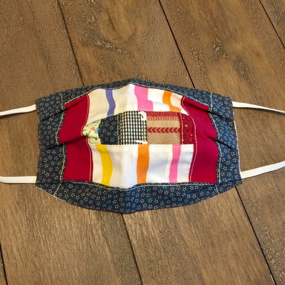 Hand Crafted | Accessories | Handmade Unique Patchwork Quilt Style Face ...